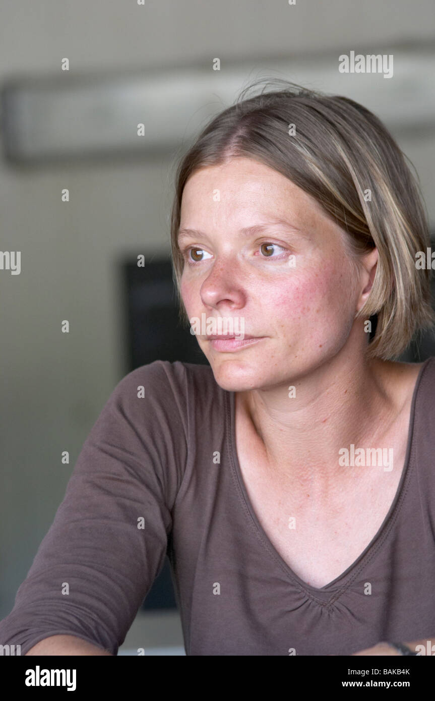 Mathilde Morel winemaker le cellier des princes chateauneuf du pape rhone france Stock Photo - Alamy