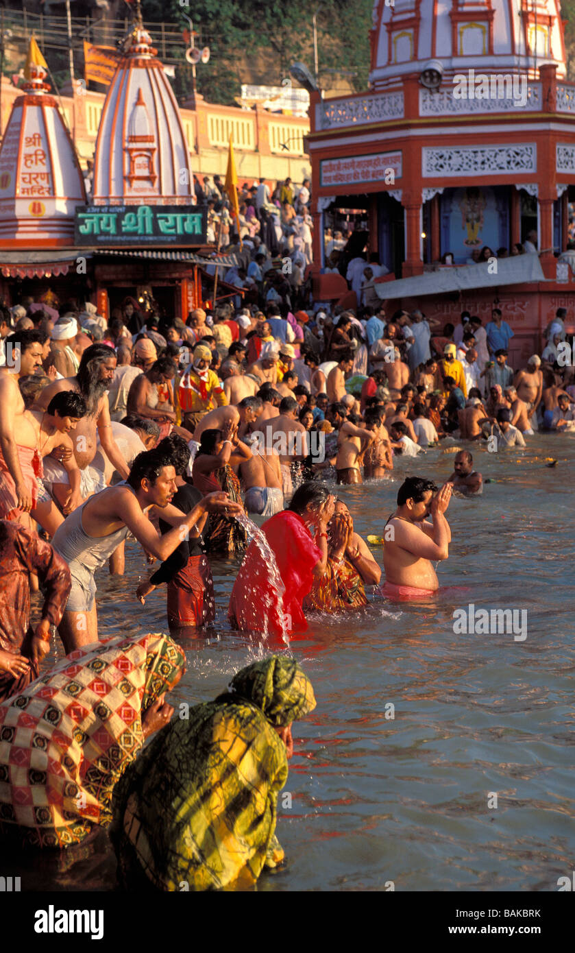 India, Uttarakhand State, Haridwar, Kumbh Mela Festival, Hindu ...