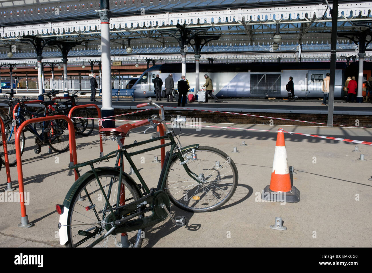 York Railway Station on the East Coast Main Line in the Historic City ...
