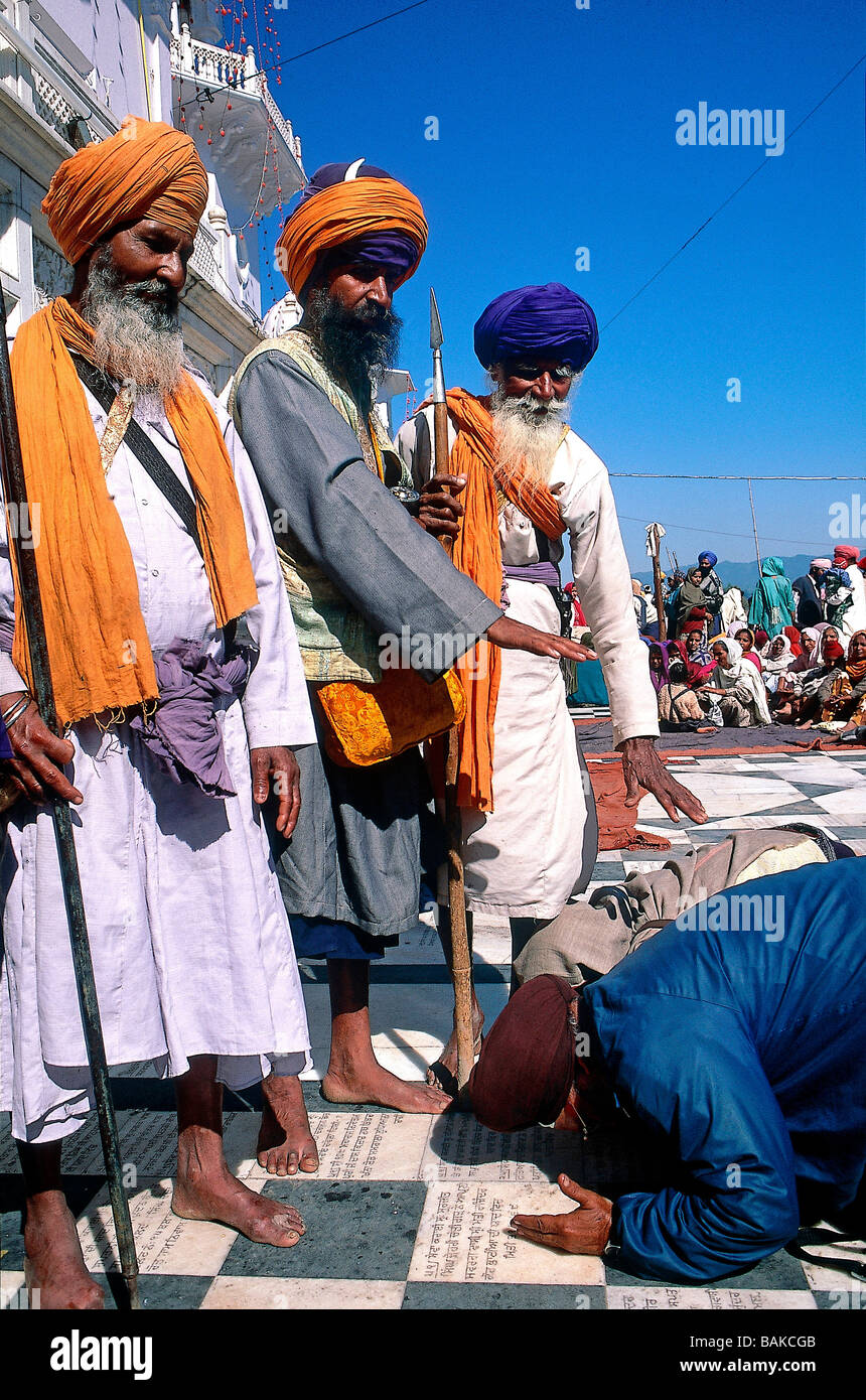 India, Punjab State, Anandpur Sahib, the Nihangs are the Knights of ...