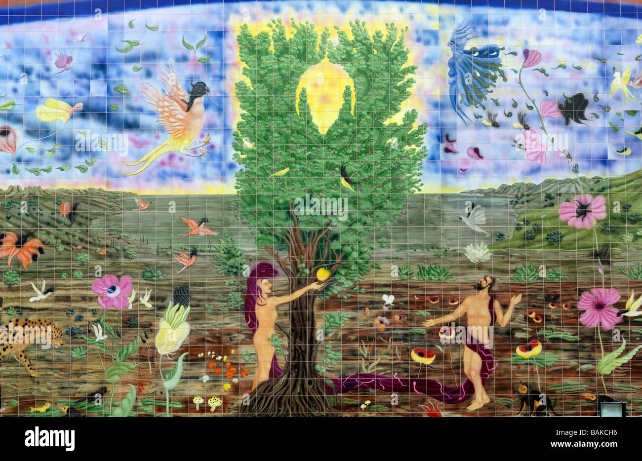 Israel, Haifa, Castra Shopping Center wall mural by Eric Brauer Stock ...