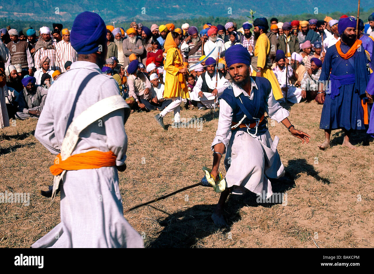 India, Punjab State, Anandpur Sahib, the Nihangs are the Knights of ...