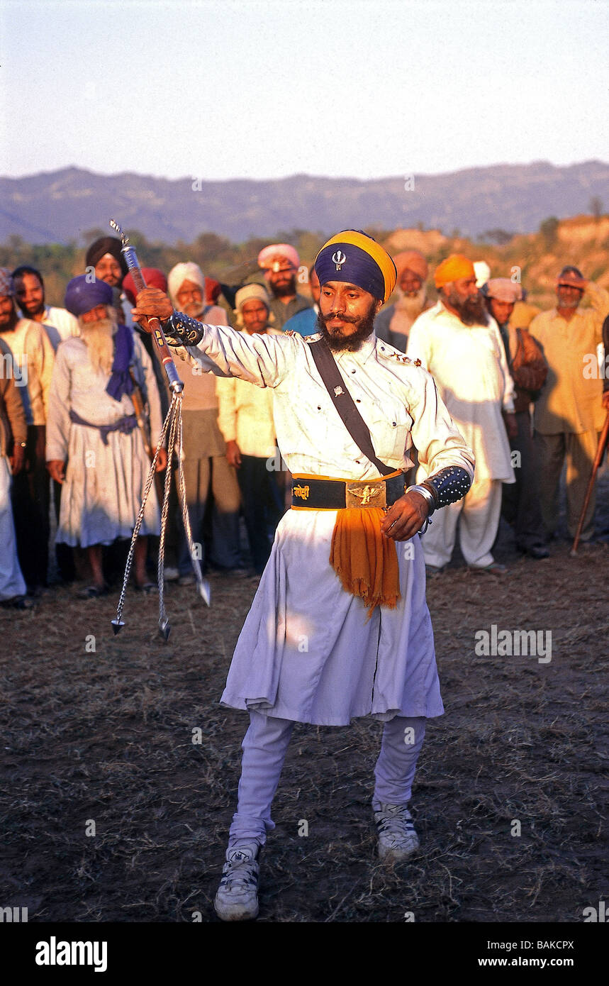 India, Punjab State, Anandpur Sahib, the Nihangs are the Knights of ...