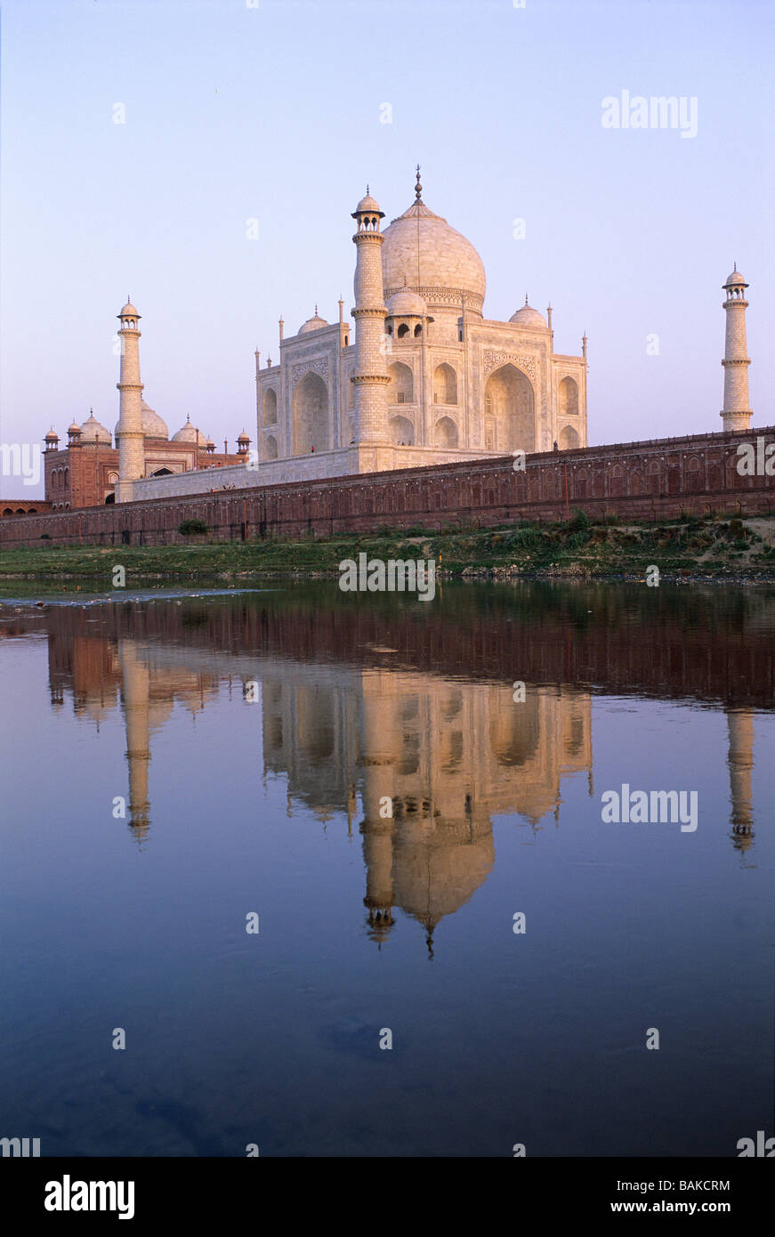 India, Uttar Pradesh State, Agra, the Taj Mahal, listed as World ...