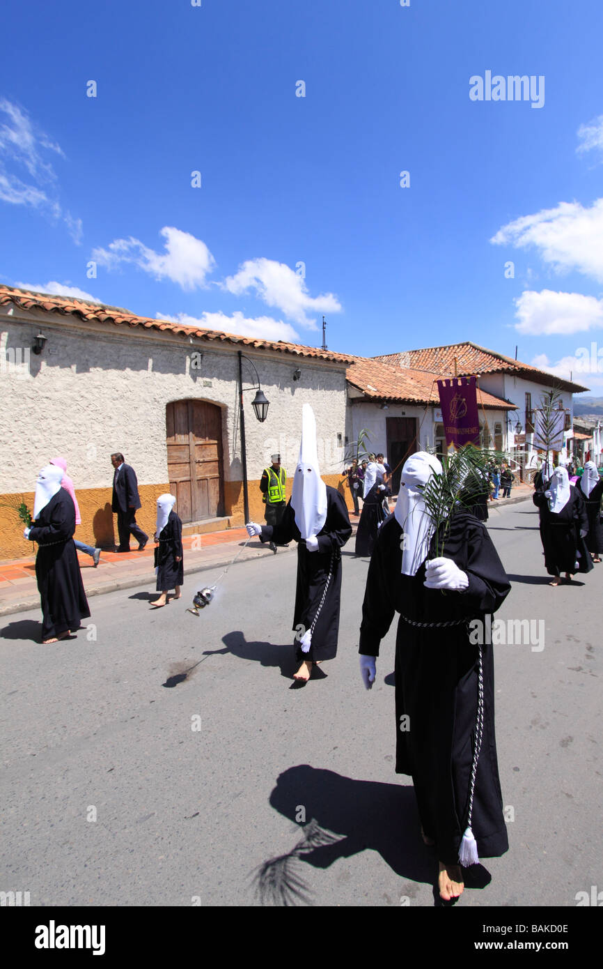 Holy Week procession, Tunja, Boyacá, Colombia, South America Stock ...