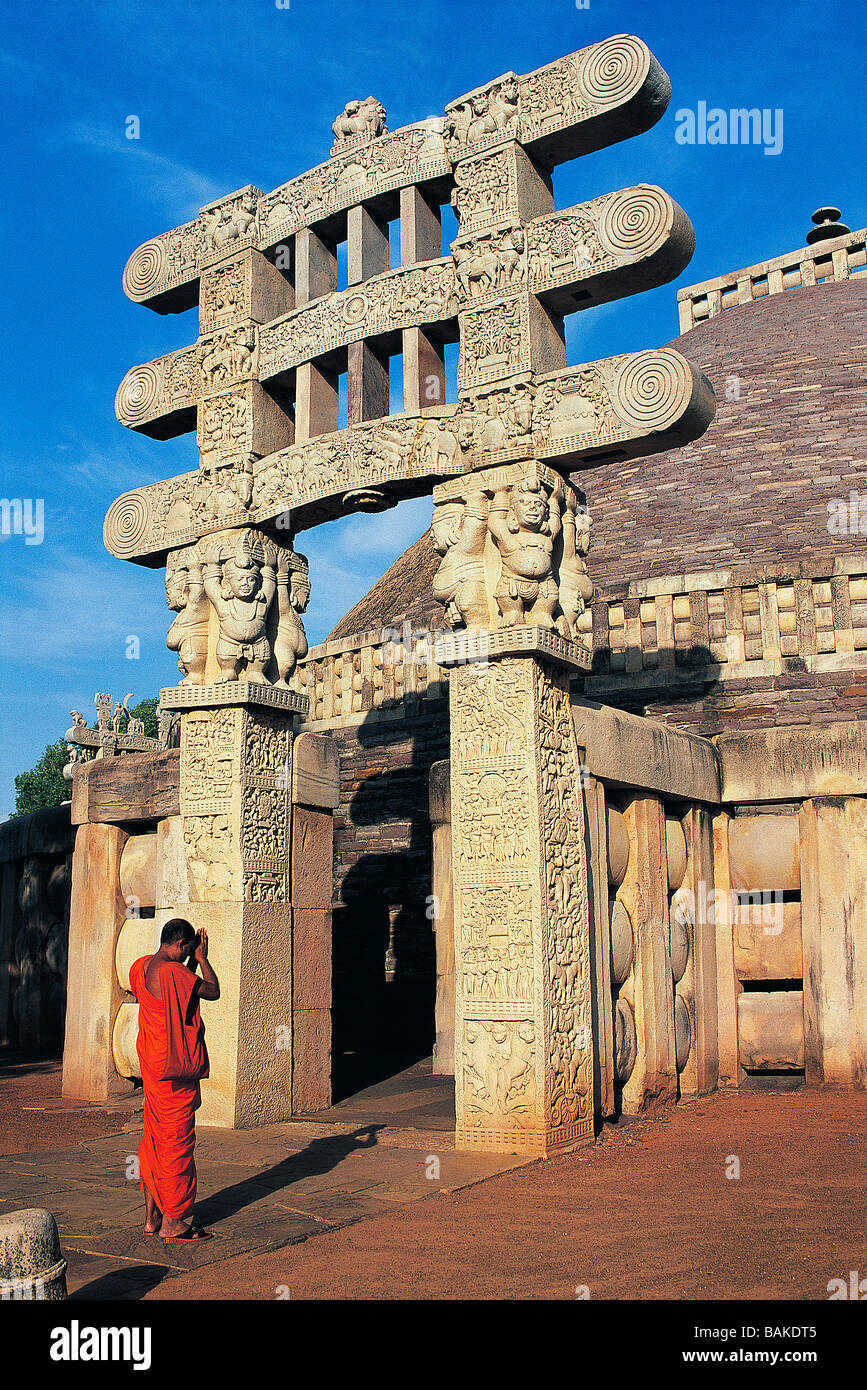 India, Madhya Pradesh State, Buddhist Monuments of Sanchi listed as ...