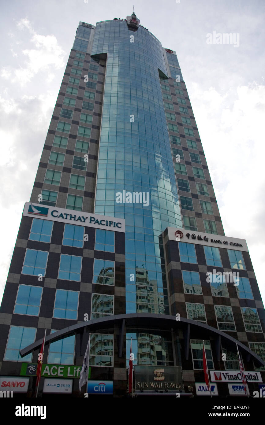 The Sun Wah Tower located on Nguyen Hue in Ho Chi Minh City Vietnam ...