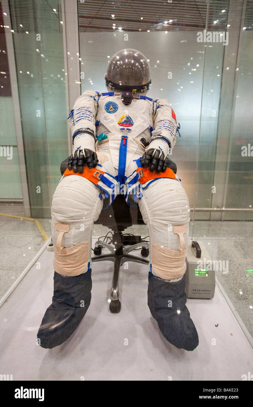 Chinese Space Suit Sitting