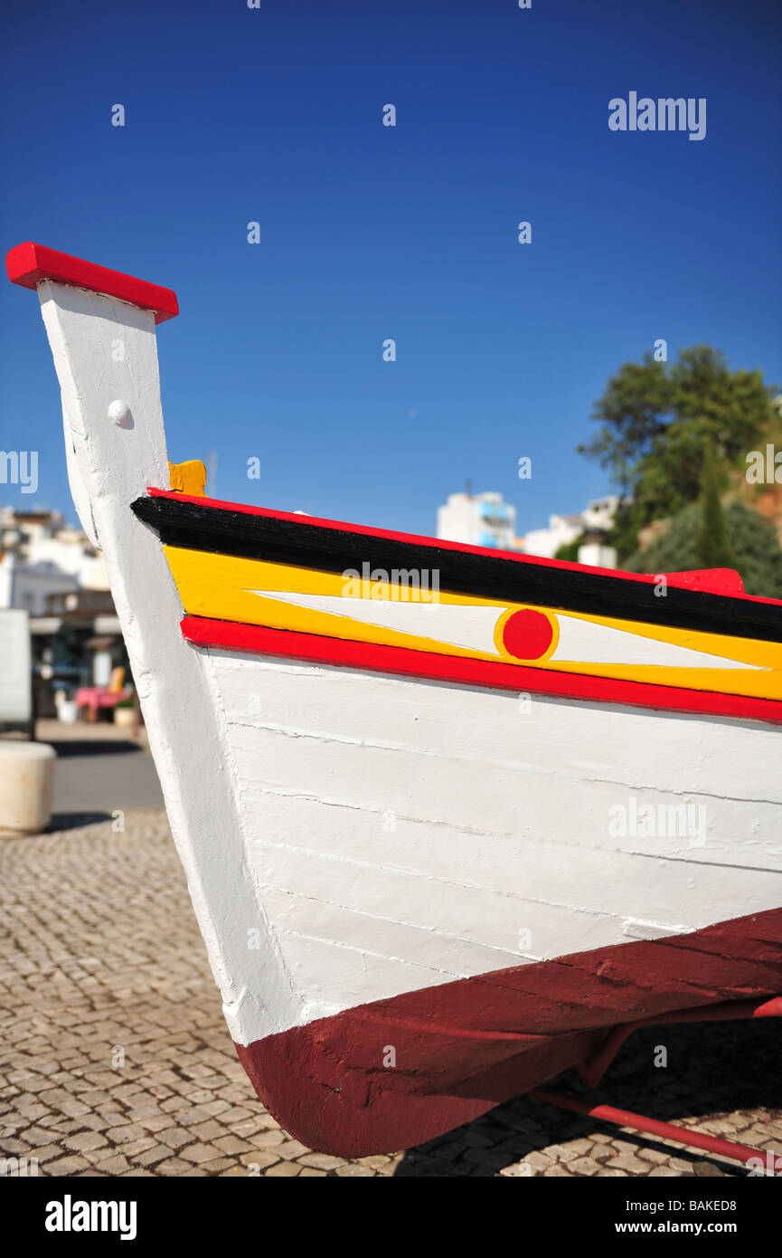 Traditional fishing boat in Alvor Algarve Portugal Stock Photo - Alamy