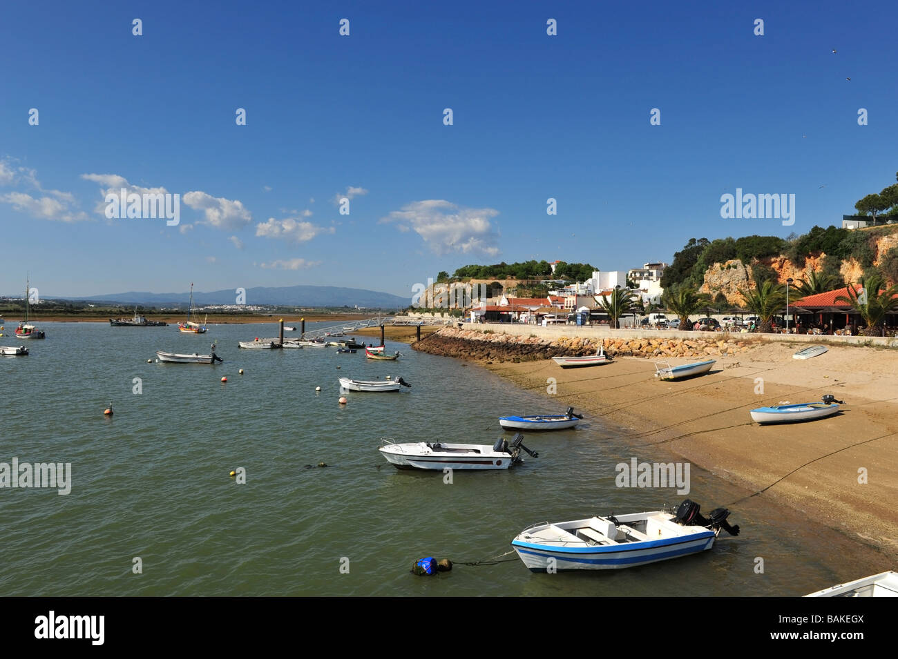 Waterfront at Alvor, Algarve, Portugal Stock Photo - Alamy