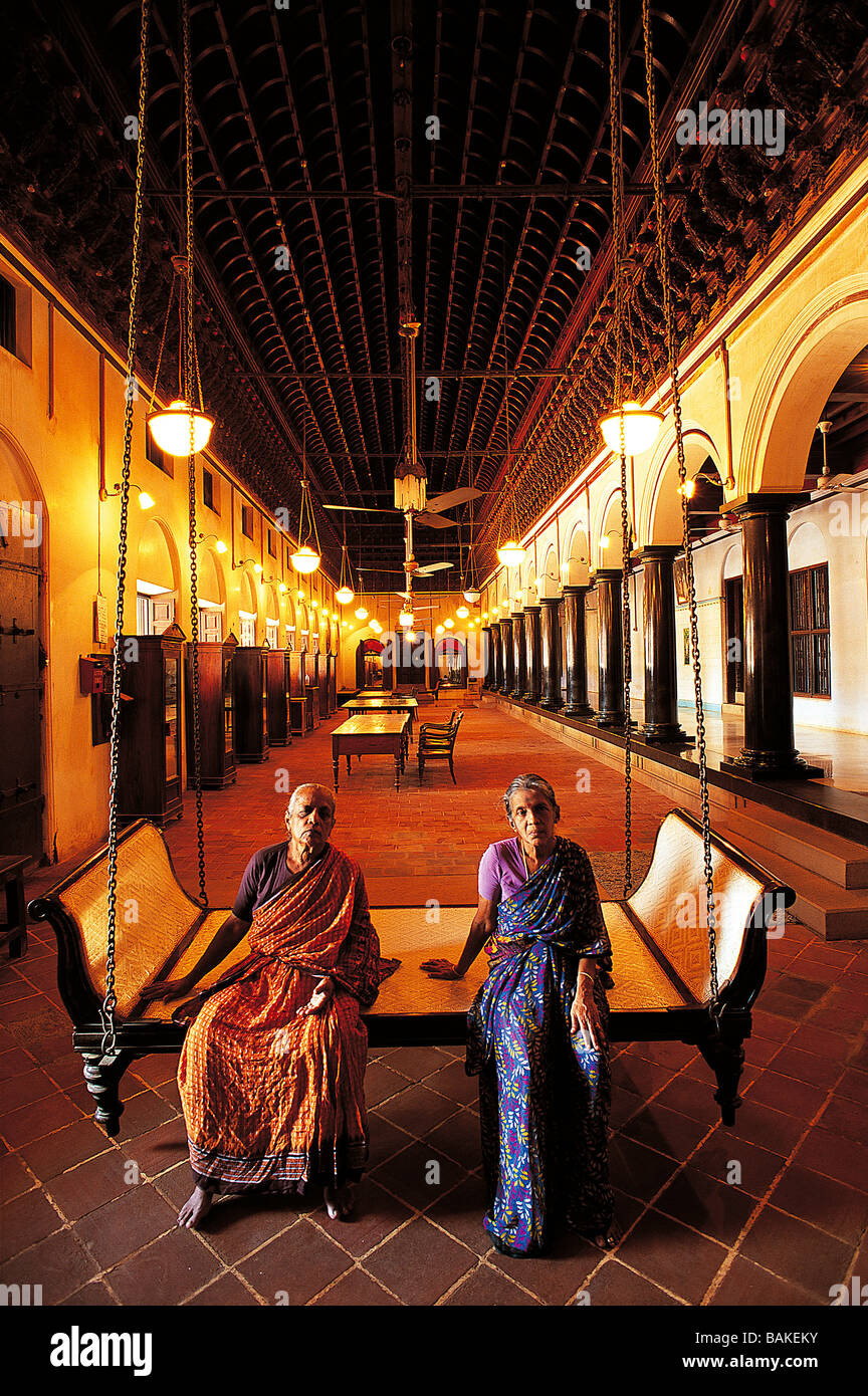India, Tamil Nadu State, Kanadukathan, Cvrm house, Chettiar ladies ...