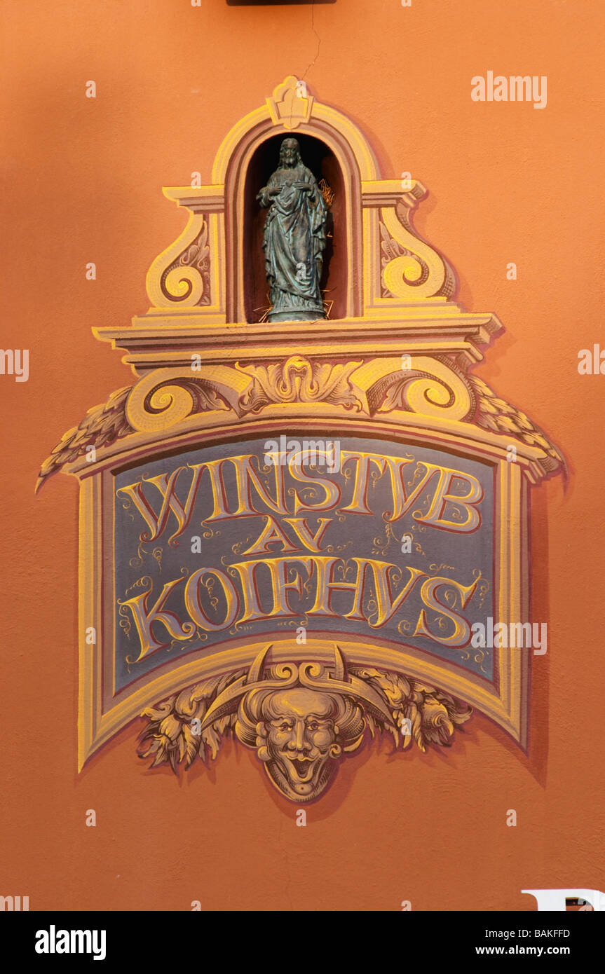 winstub au koifhus restaurant colmar alsace france Stock Photo - Alamy