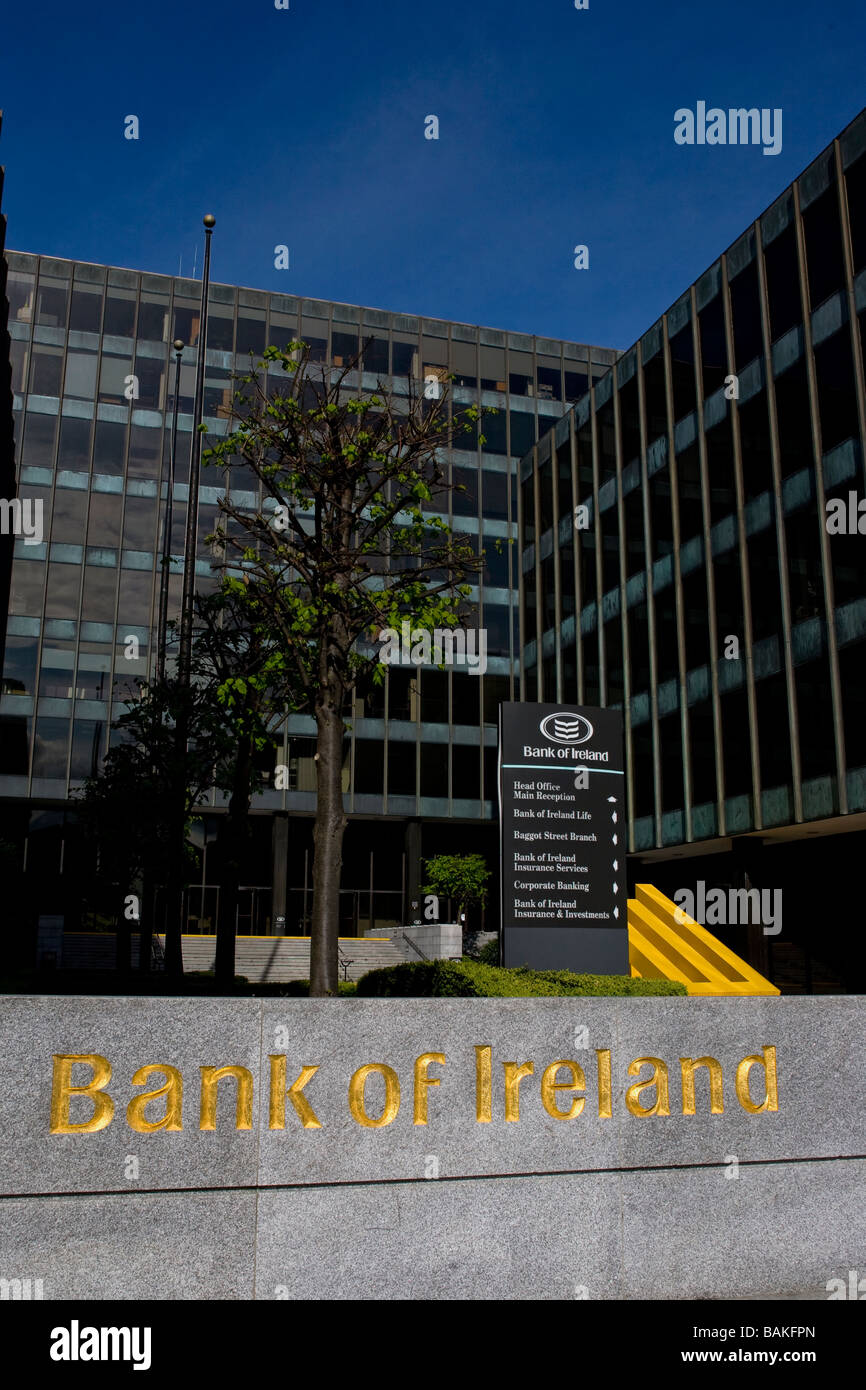 Bank of Ireland headquarters, Baggot St. Dublin Stock Photo - Alamy