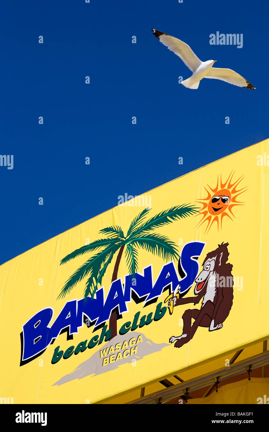 Wasaga beach ontario sign hi-res stock photography and images - Alamy