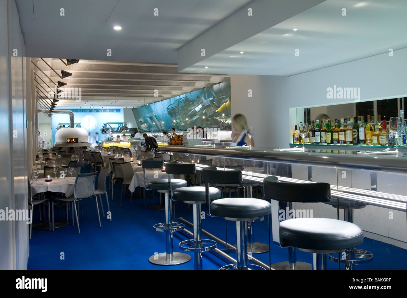 THE RIVER CAFE, STUART FORBES ASSOCIATES, LONDON, UNITED KINGDOM Stock ...