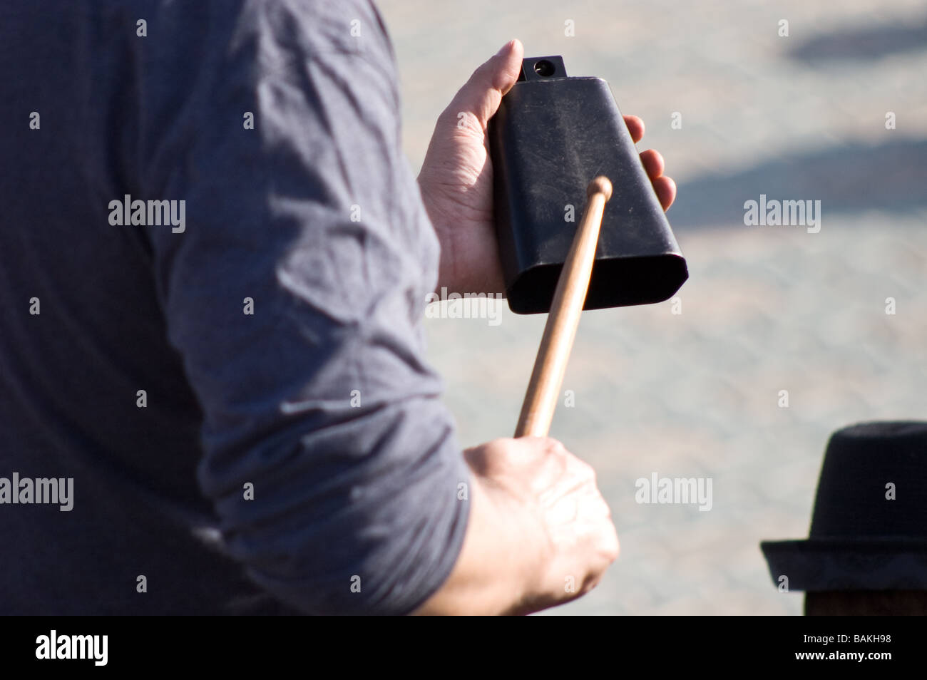 Cowbell percussion hi-res stock photography and images - Alamy