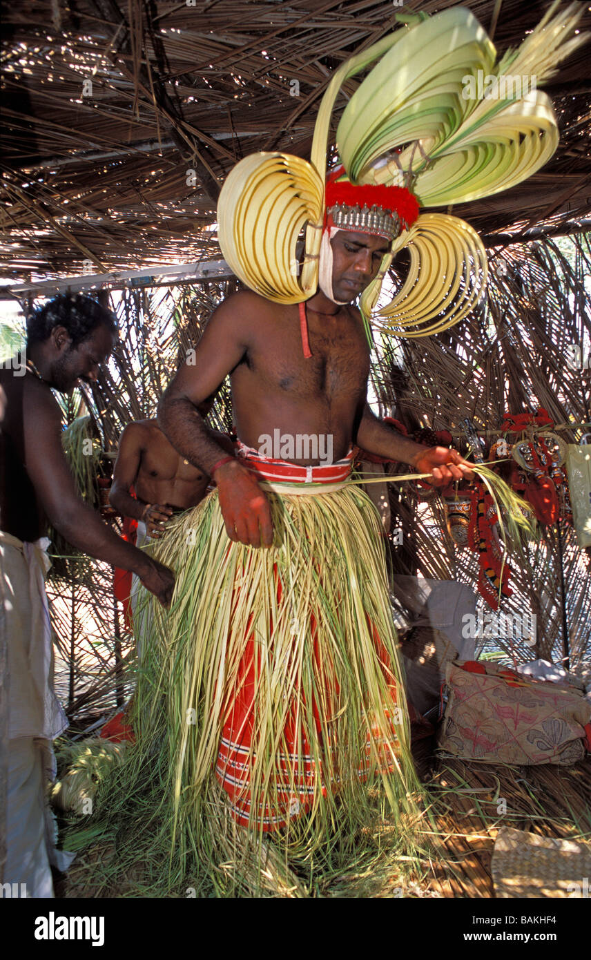 India, Kerala State, near Kanjangad, Kannankandy Bhagavathi Temple, the ...