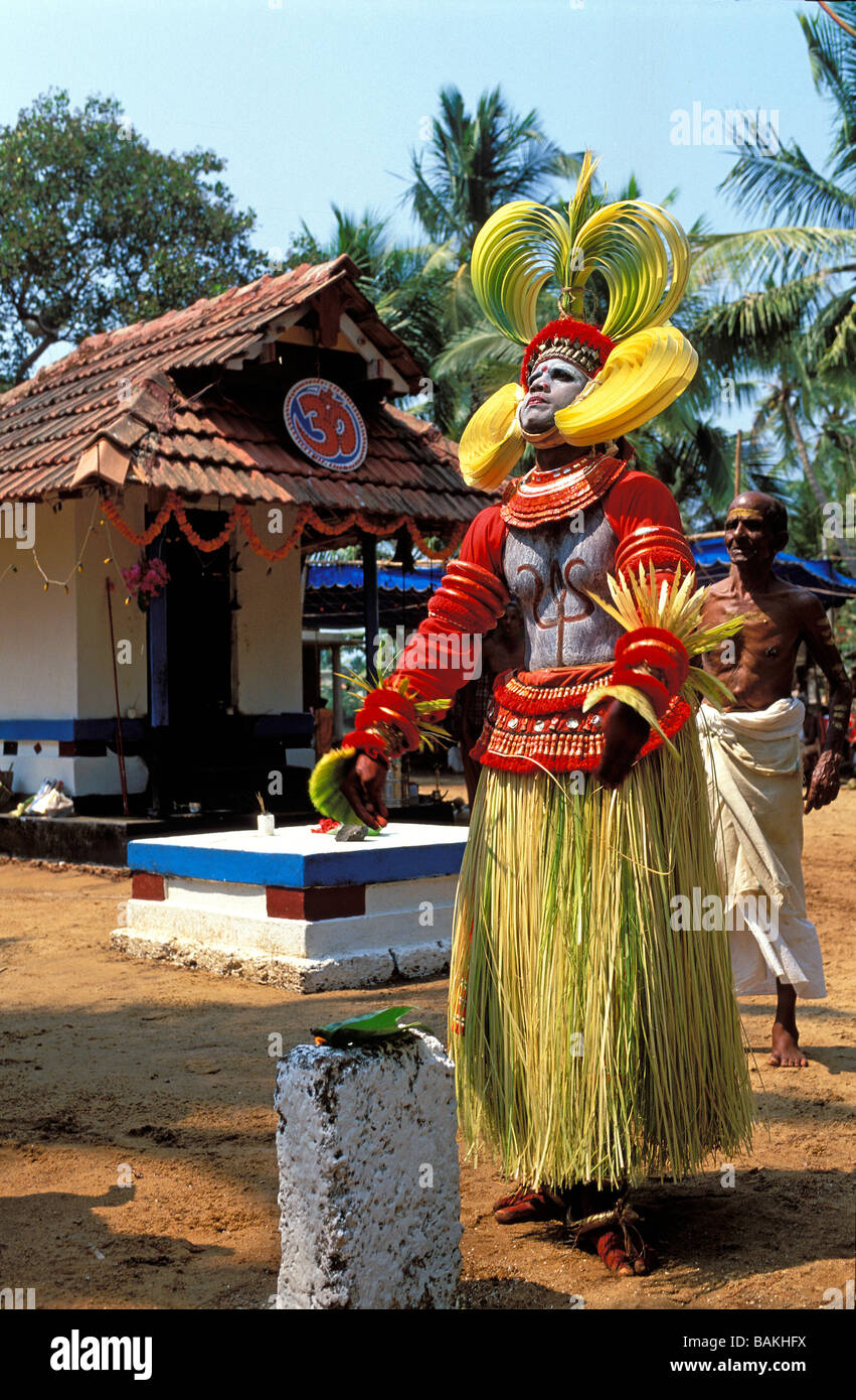 India, Kerala State, near Kanjangad, Kannankandy Bhagavathi Temple ...