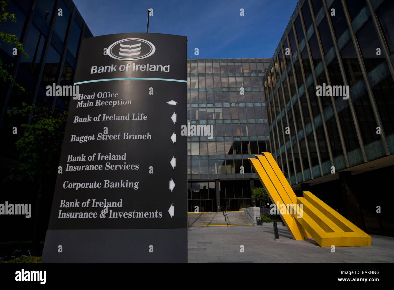 Bank of Ireland headquarters, Baggot St. Dublin Stock Photo - Alamy