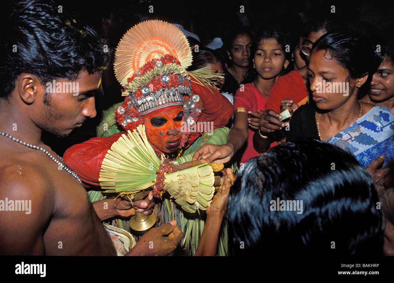 India, Kerala State, Nileshwaram, Vishnumurti Balagokulam Temple ...