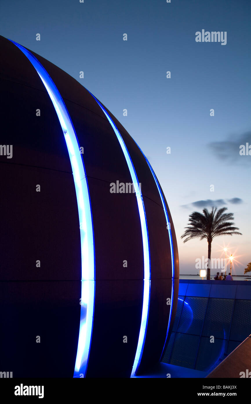 ALEXANDRIA LIBRARY, SNOHETTA, ALEXANDRIA, EGYPT Stock Photo - Alamy