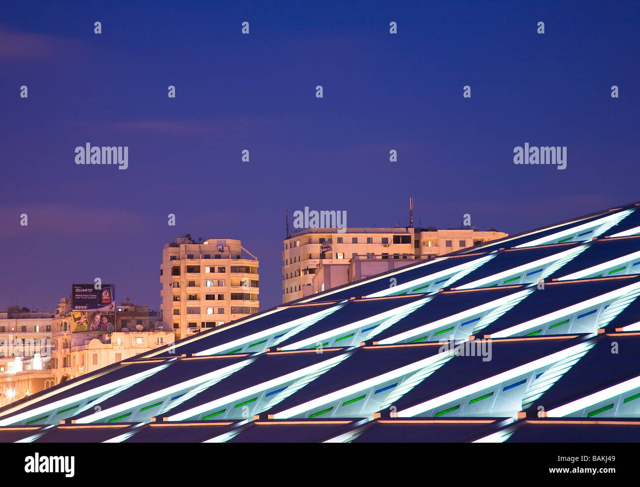 ALEXANDRIA LIBRARY, SNOHETTA, ALEXANDRIA, EGYPT Stock Photo - Alamy