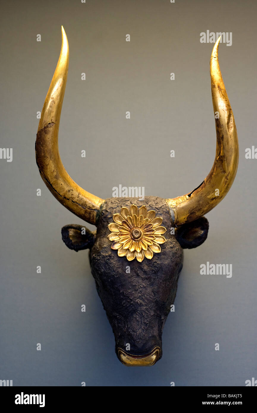 Greece, Athens, National Archaeological Museum, Chamber of Mycenaean ...