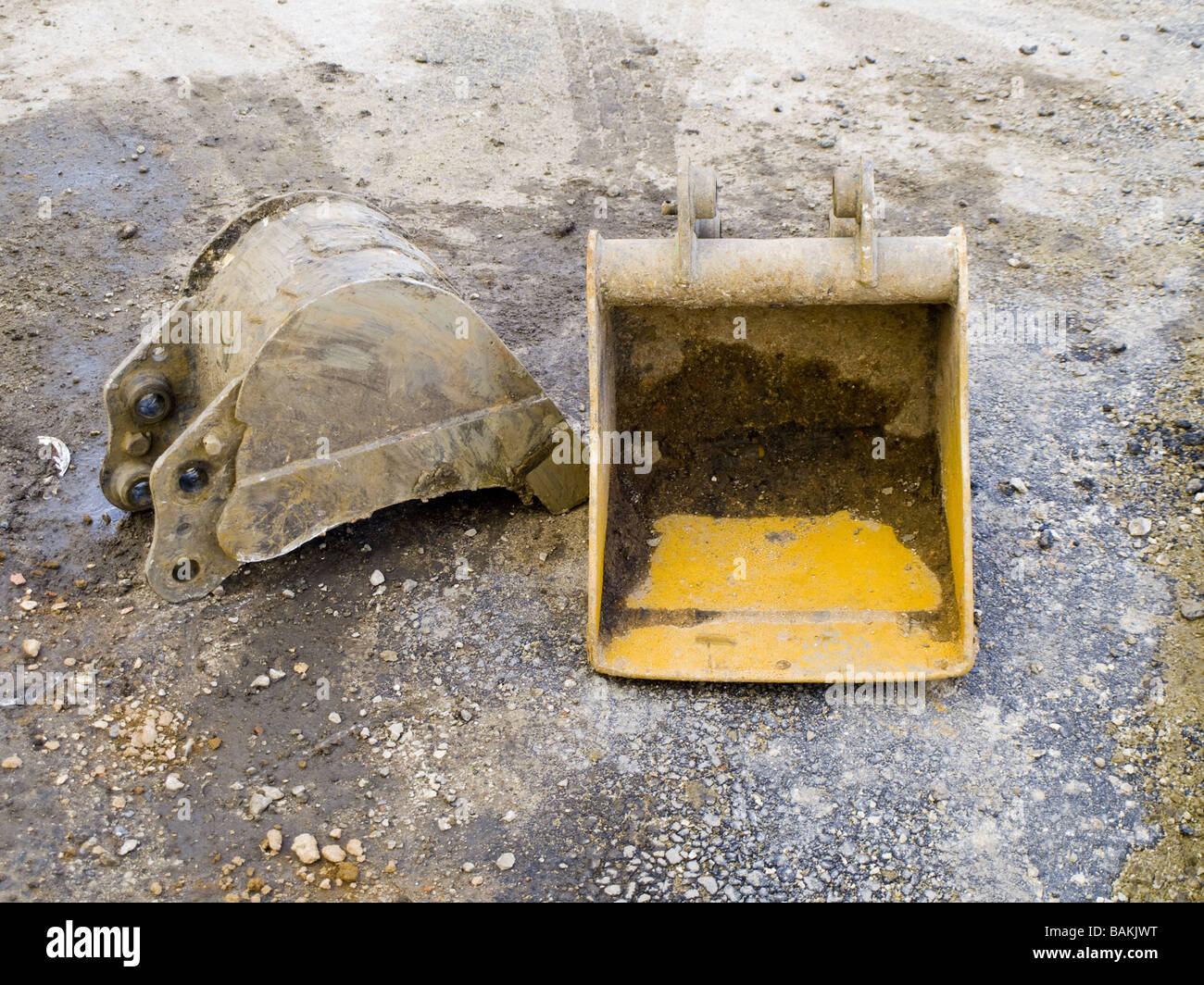 Digger Parts for Attachment to Heavy Plant Machinery Stock Photo - Alamy