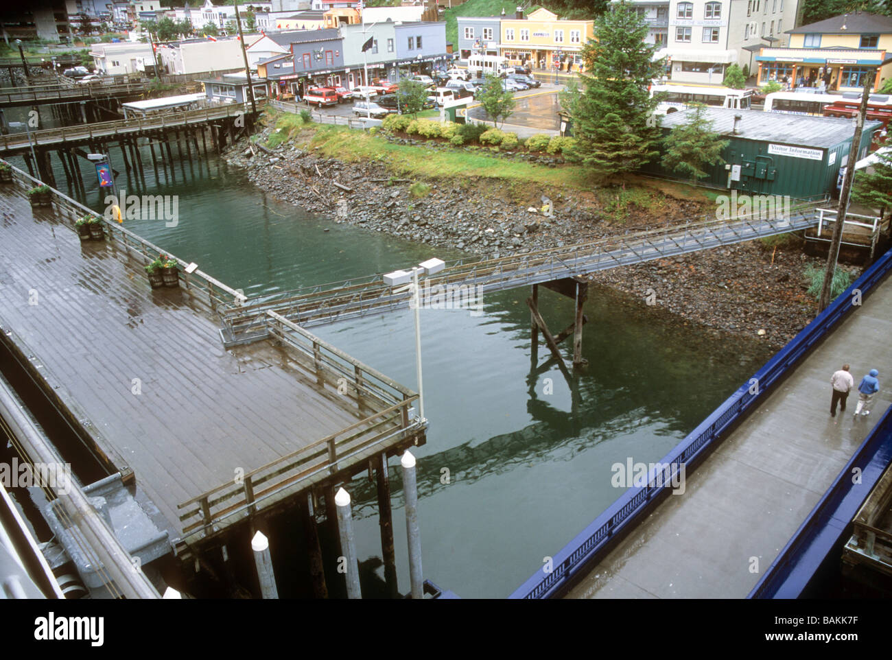 Alaska pier tide dock cruise ship ocean sea tidal water rise fall high ...