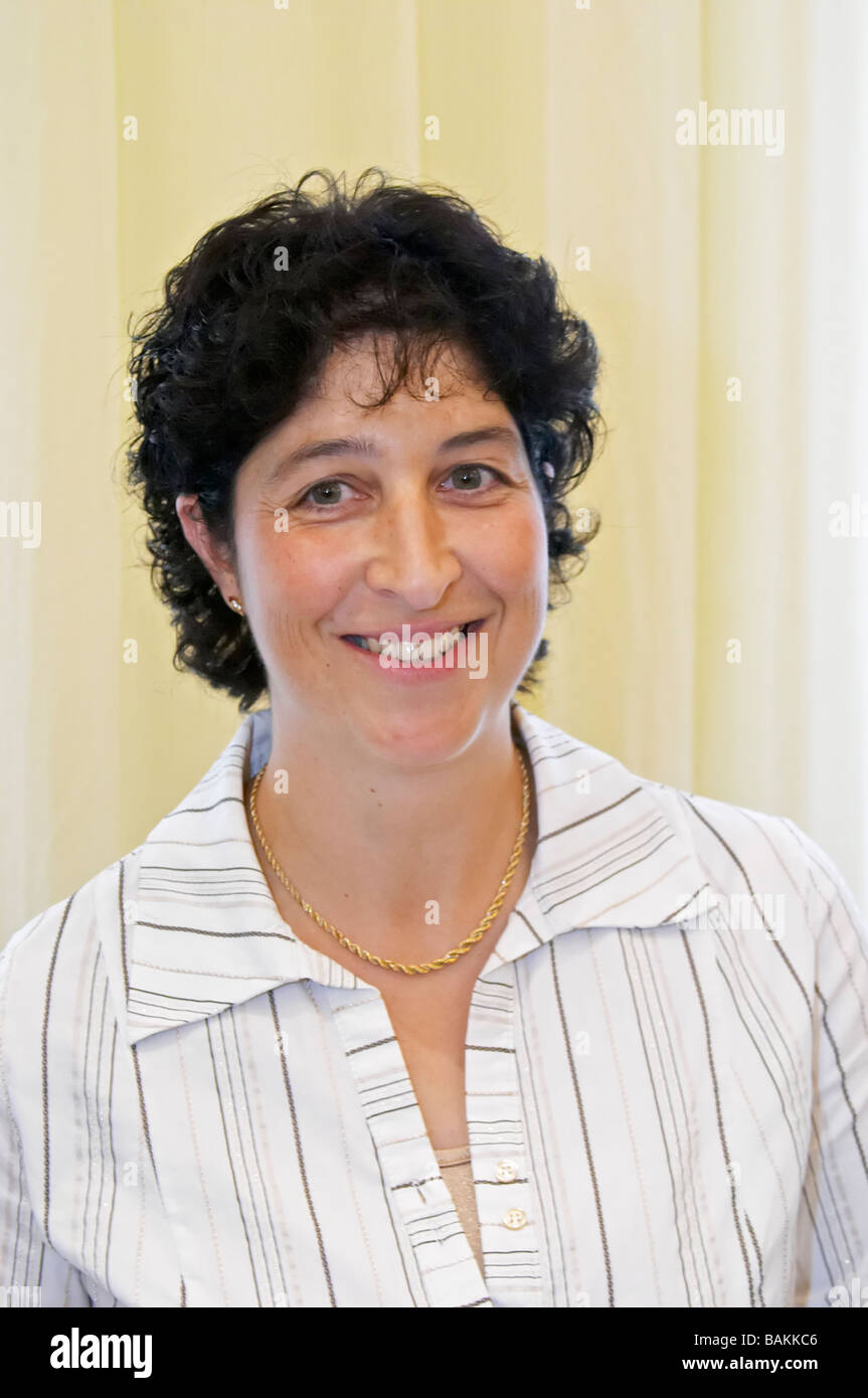 Helene Boulle owner domaine les aphillanthes rhone france Stock Photo ...