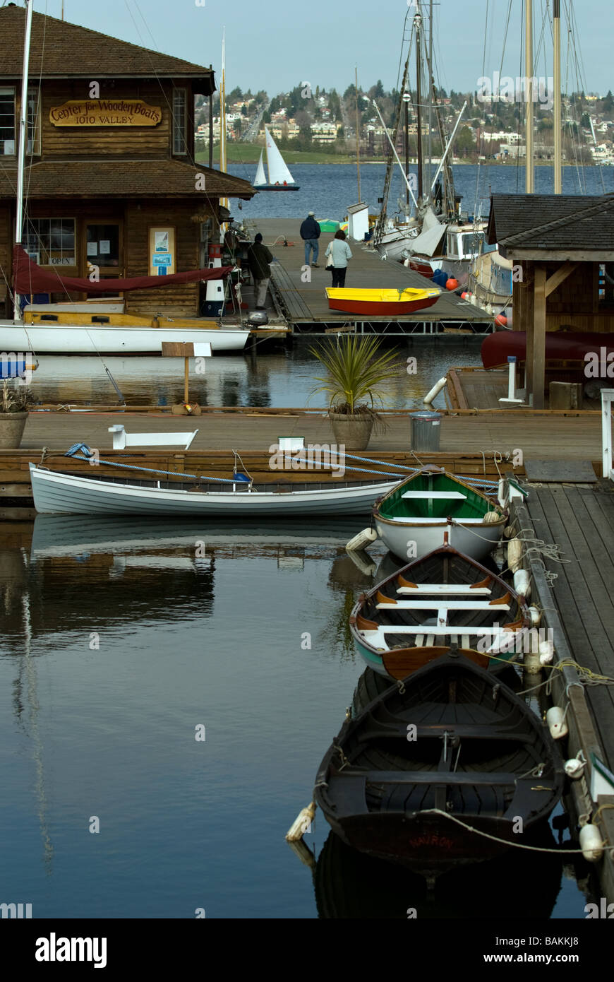 Seattle wooden boat center hi-res stock photography and images - Alamy