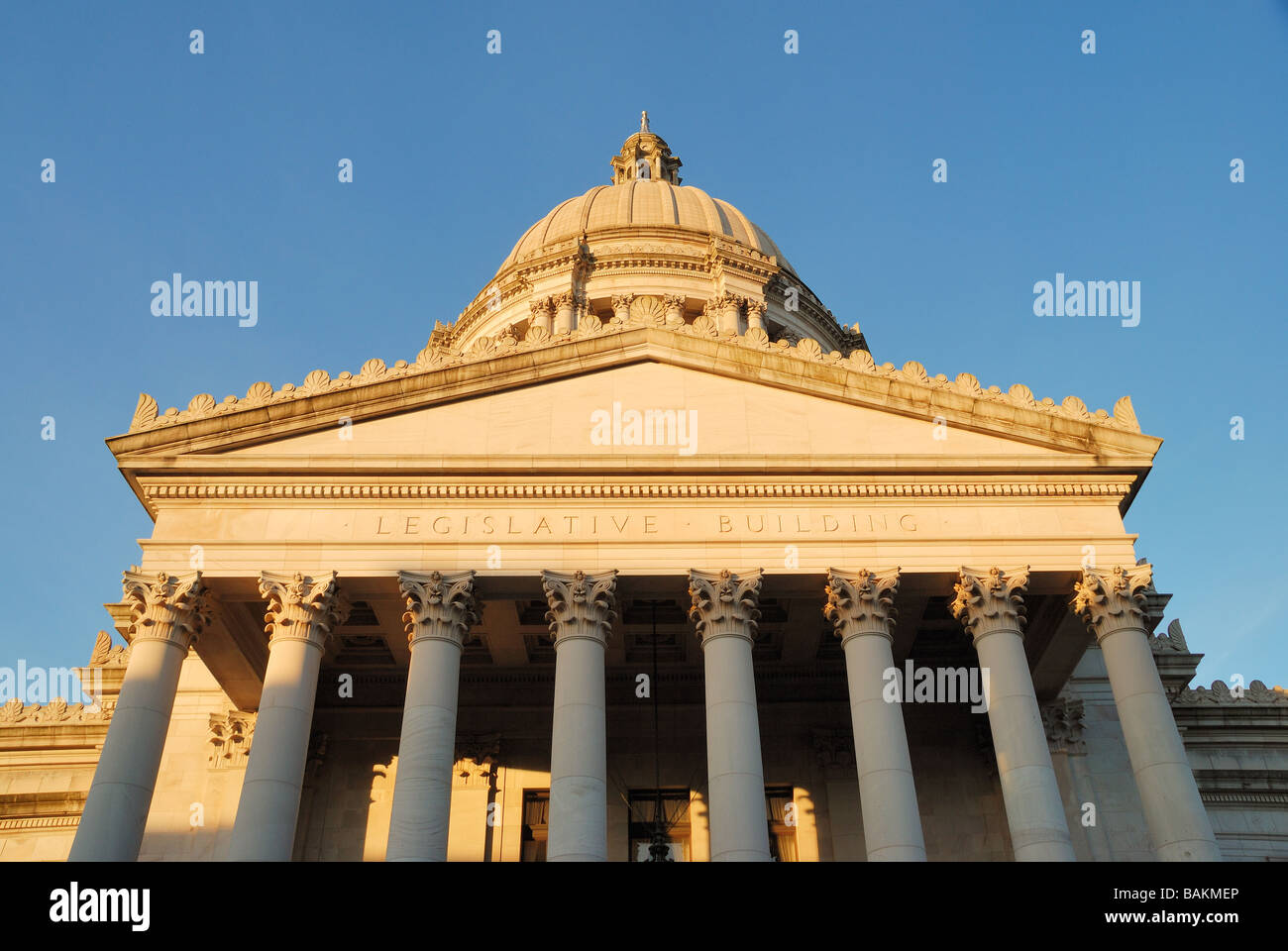 Washington State Legislative Building Showing Capitol Dome Stock Photo ...