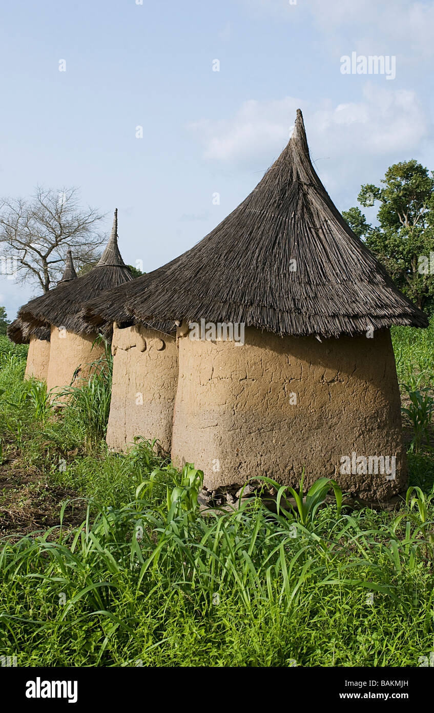 Burkina Faso, Poni Province, Obiri village of Lobi group near Loropeni ...