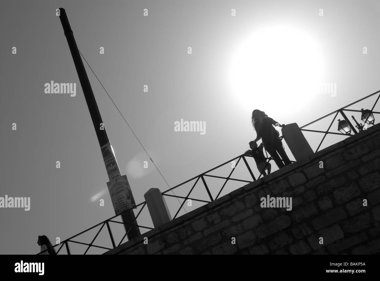 Athens travel scene Black and White Stock Photos & Images - Alamy