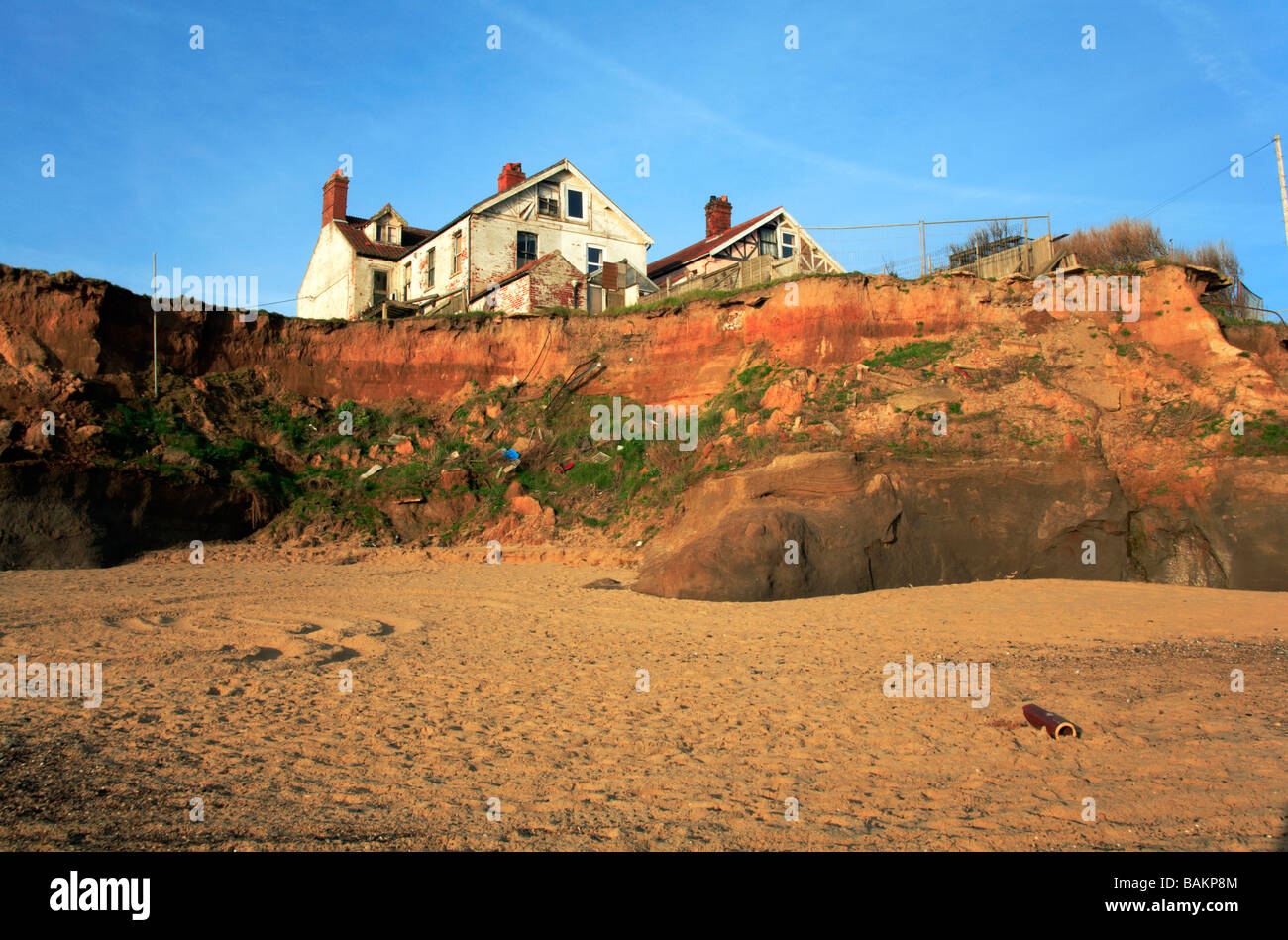 Clay cliff erosion on east hi-res stock photography and images - Alamy