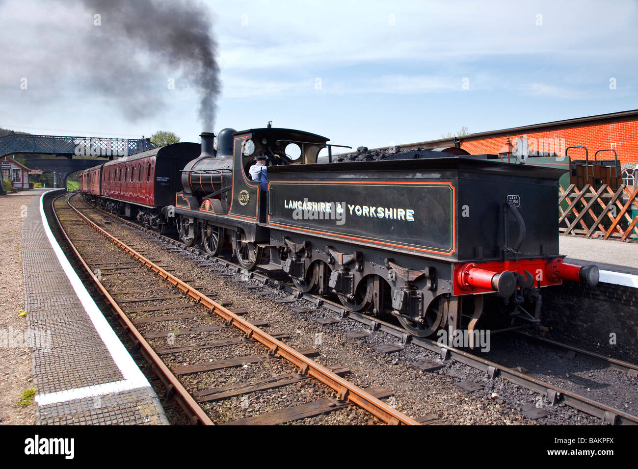 A "Steam Locomotive" sits at "Weybourne Station" on the "North Norfolk ...