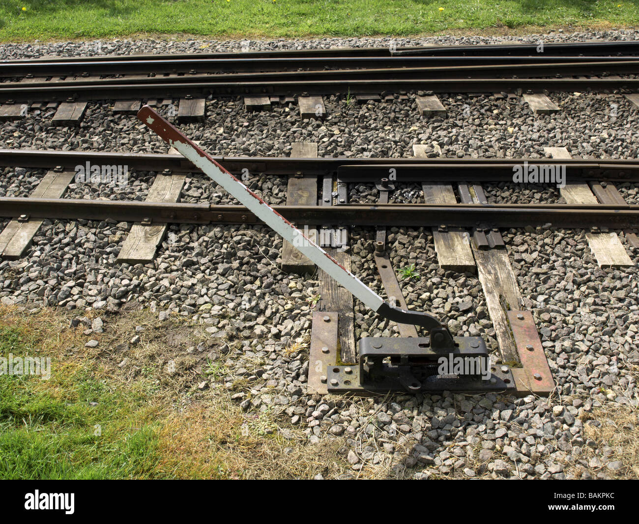 Points lever on railway hi-res stock photography and images - Alamy