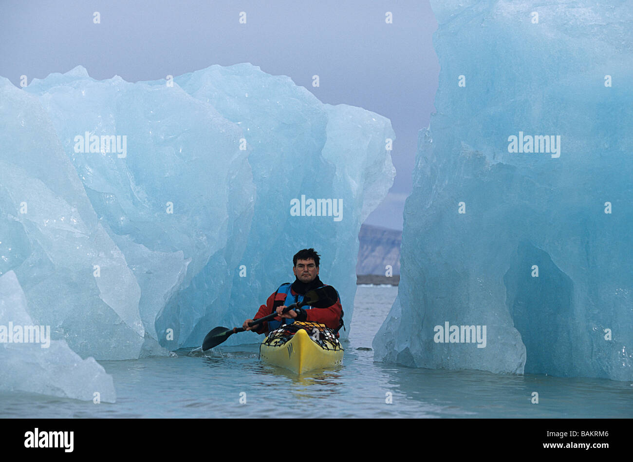 Svalbard islands kayak hi-res stock photography and images - Alamy