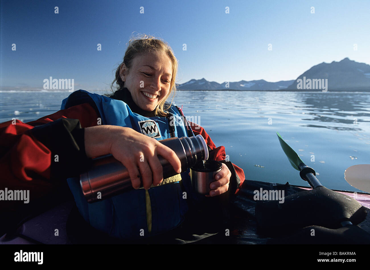 Svalbard islands kayak hi-res stock photography and images - Alamy