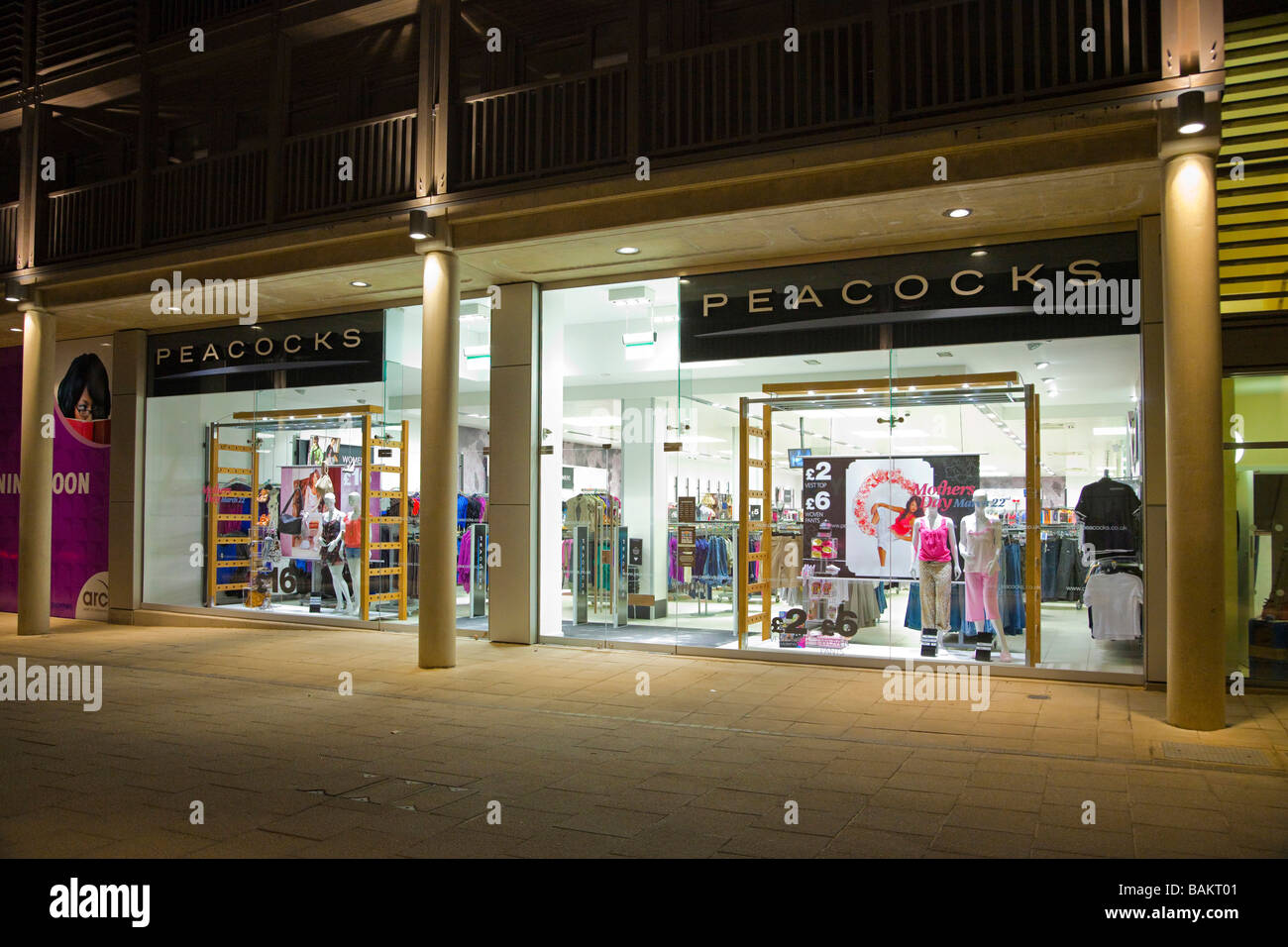 Peacocks shop logo hi-res stock photography and images - Alamy