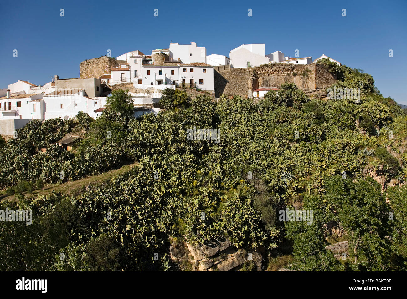 El Burgo White Villages Serranía de Ronda Malaga Andalusia Spain Stock ...