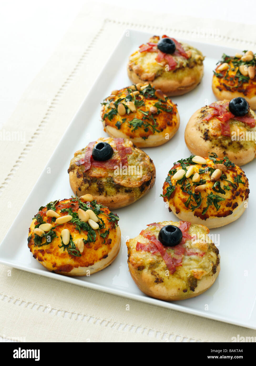 Mini pizzas hi-res stock photography and images - Alamy