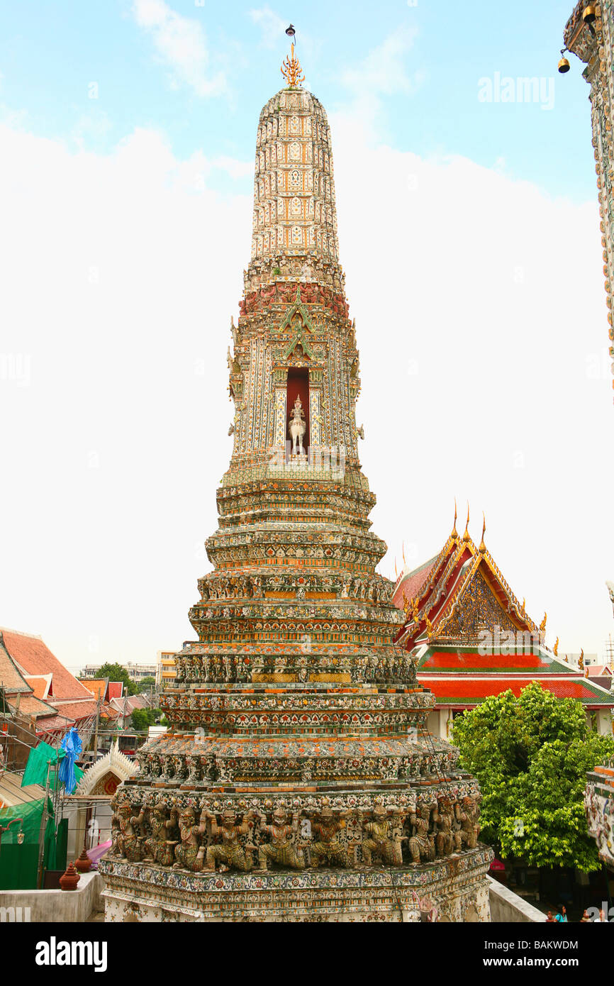 Minor Prang, Bangkok, Thailand Stock Photo - Alamy