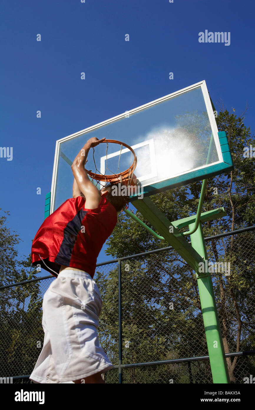 Basketball dunk top view hi-res stock photography and images - Alamy