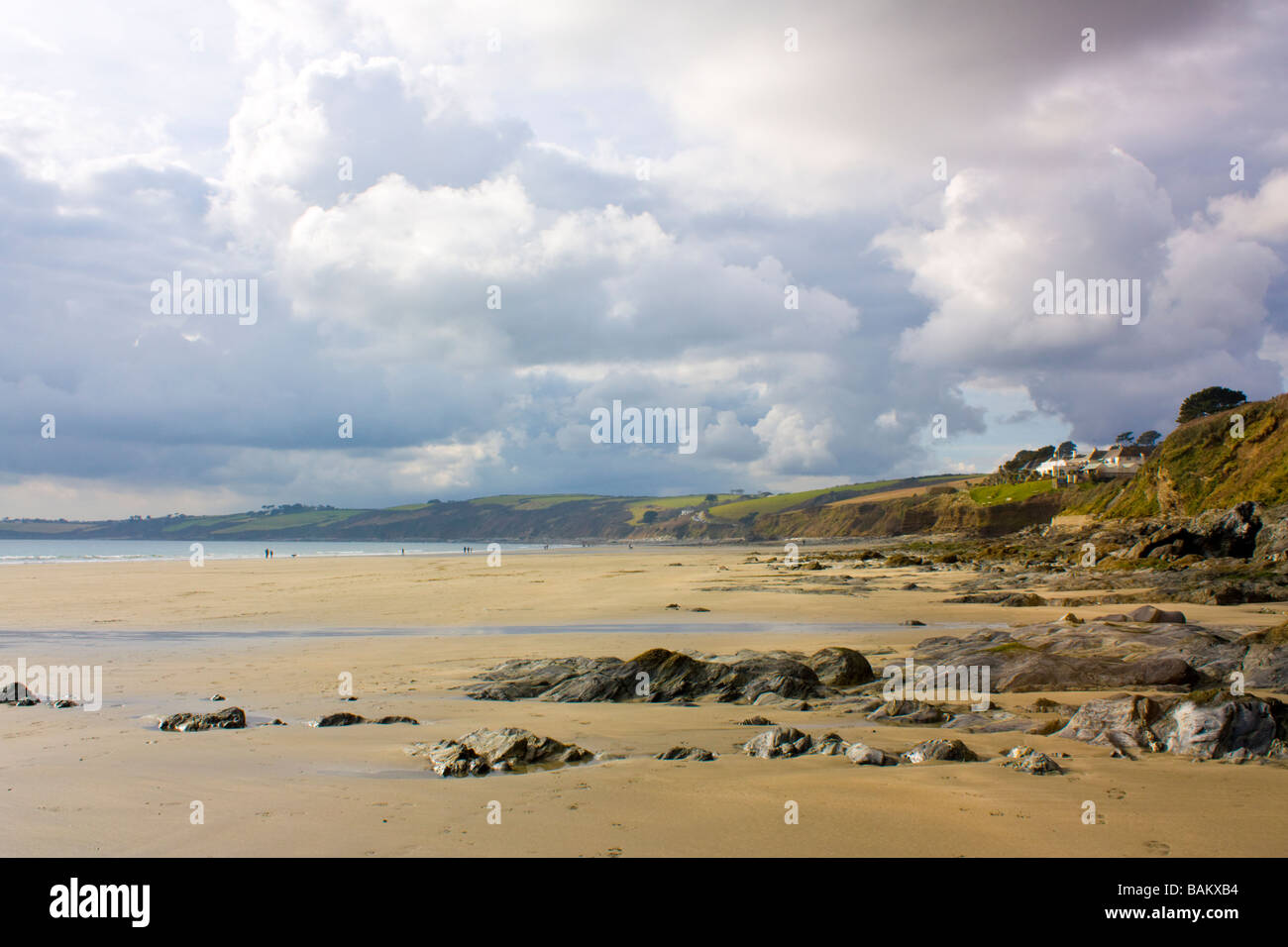Carne Beach Roseland Peninsula Cornwall Stock Photo - Alamy
