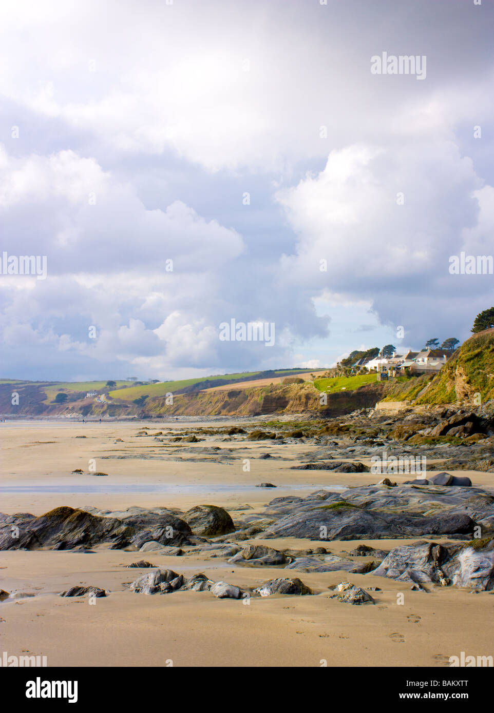 Carne Beach Roseland Peninsula Cornwall Stock Photo - Alamy