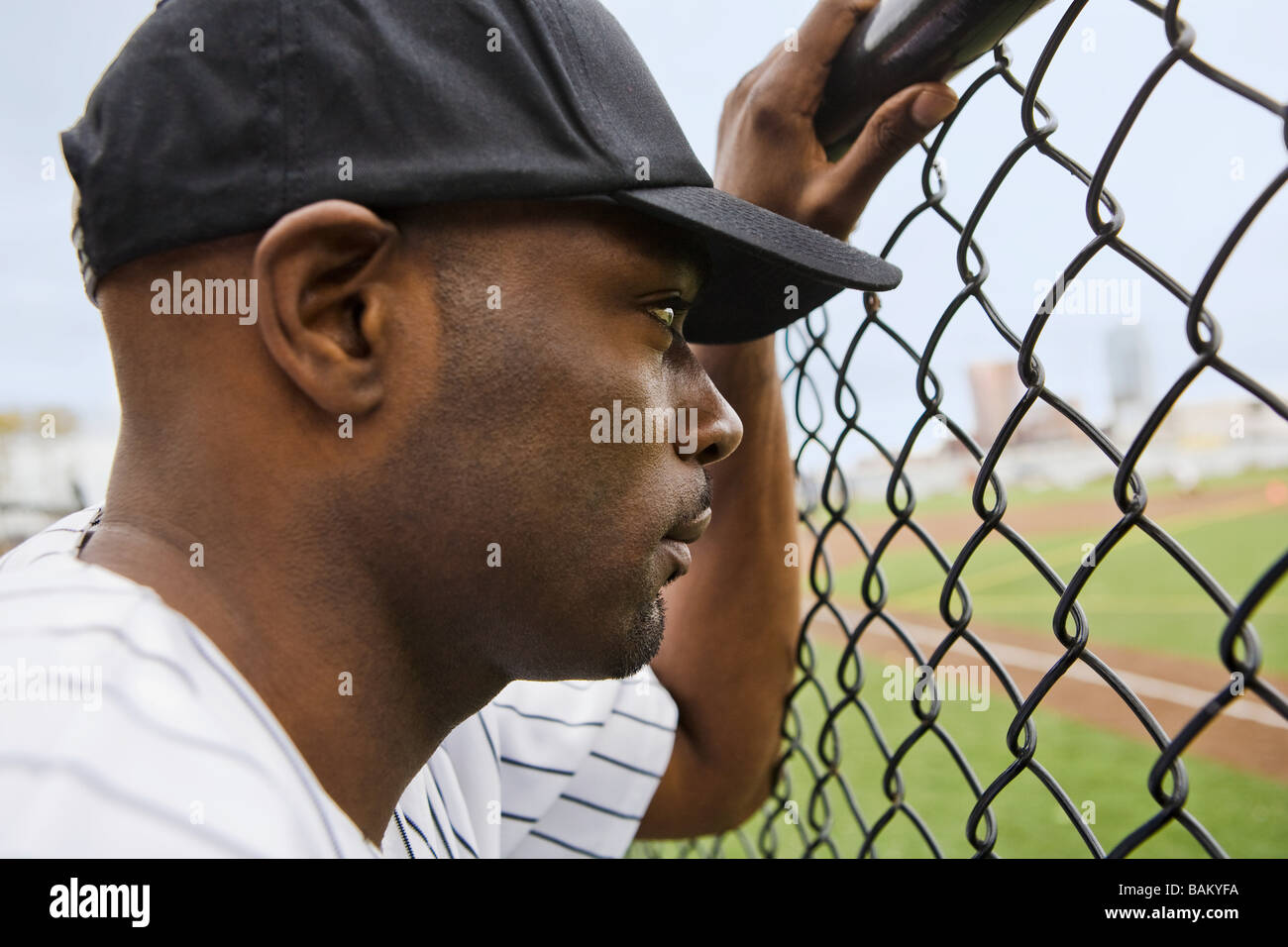 African american male baseball hi-res stock photography and images - Alamy