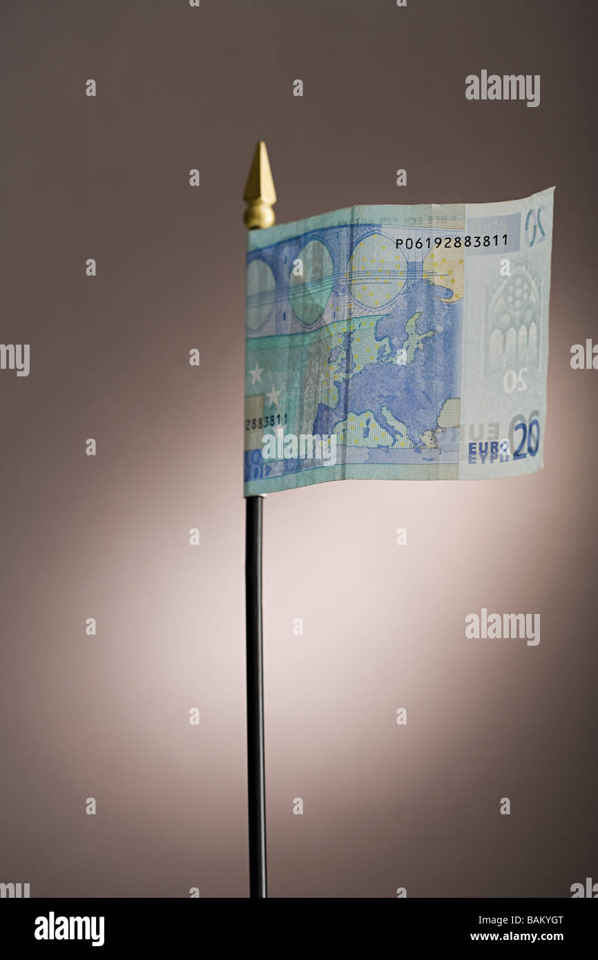 Euro banknote flags Stock Photo - Alamy