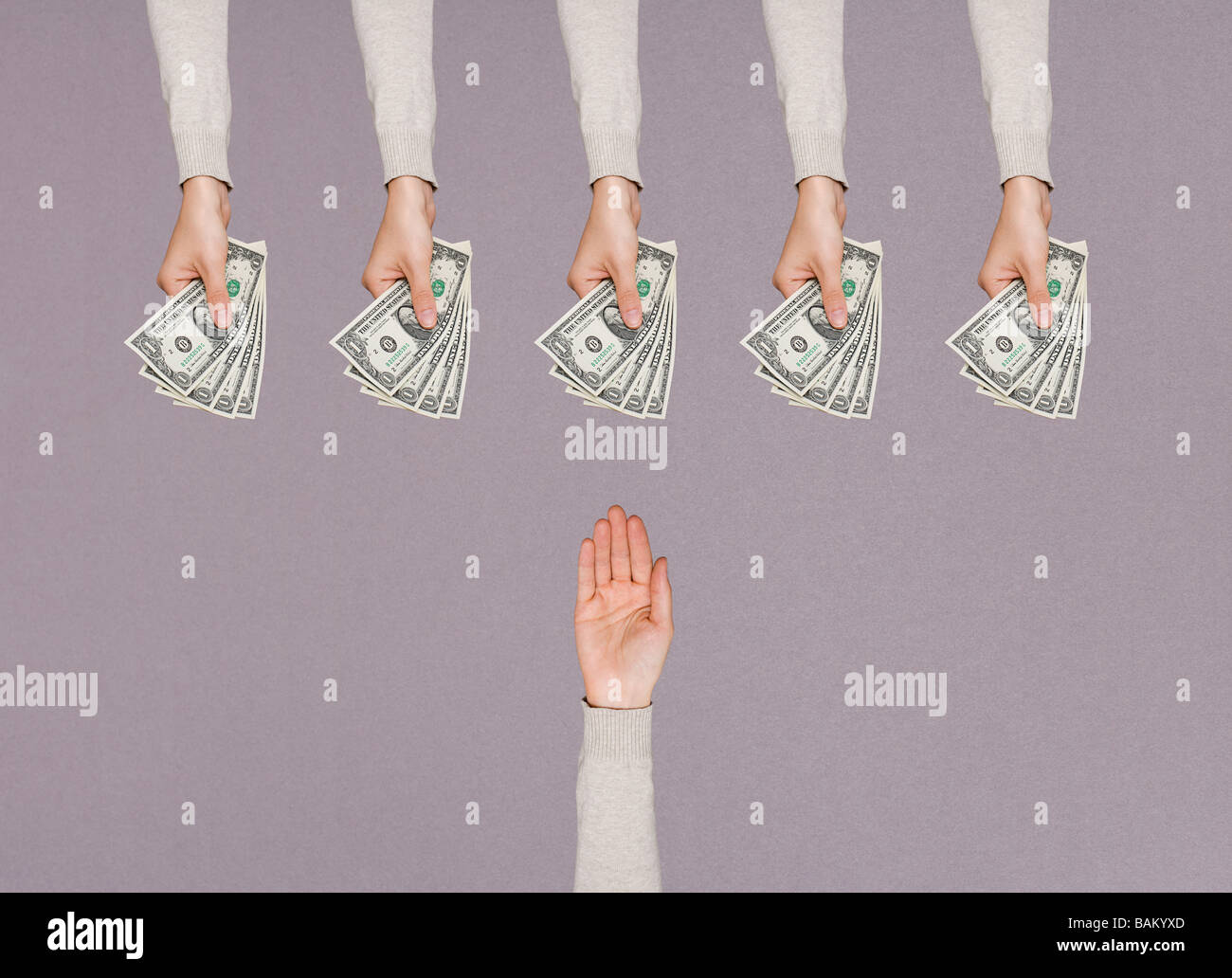 Handing over money tax hi-res stock photography and images - Alamy