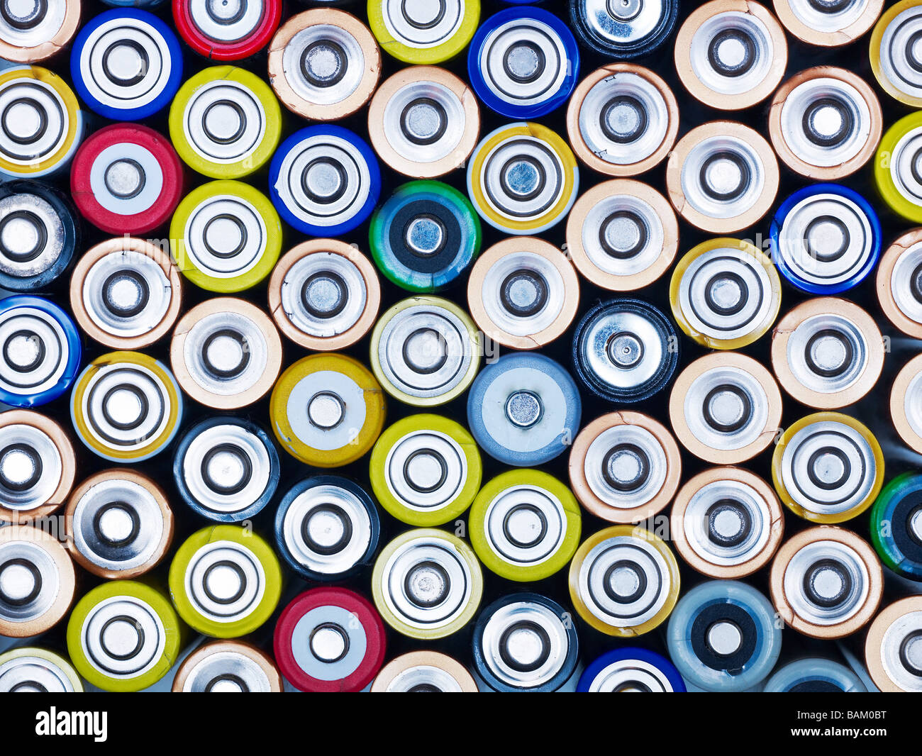 Lots of batteries Stock Photo - Alamy